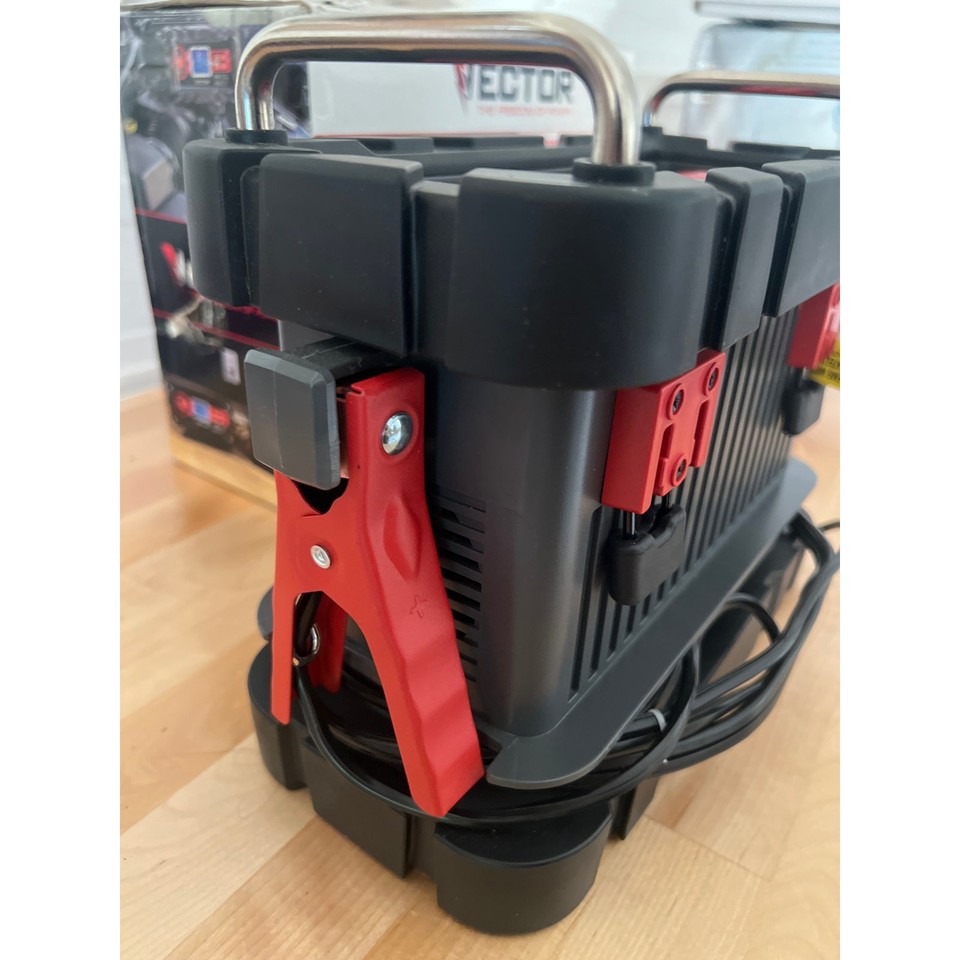 Vector 15 Amp Automatic 12V Battery Charger with 50 Amp Engine Start ...