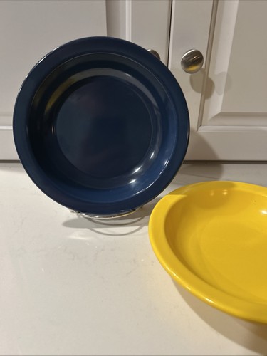 Dallas Ware Melamine Bowls -yellow And Blue B-75 | eBay