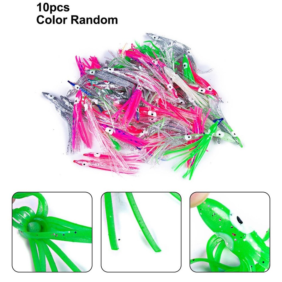 Fishing Lures 10pcs Bait 10pcs Mixed Color Random Fishing High Quality ...