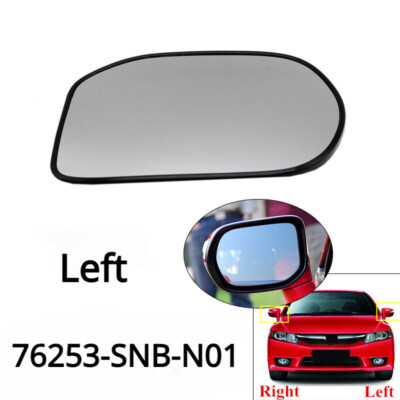 Left Driver Side Mirror Glass Replace For Honda Civic 2006-2011 76253 ...