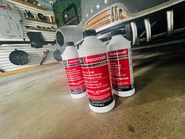 (3) Motorcraft DOT 4LV High Performance Motor Vehicle Brake Fluid (16 ...