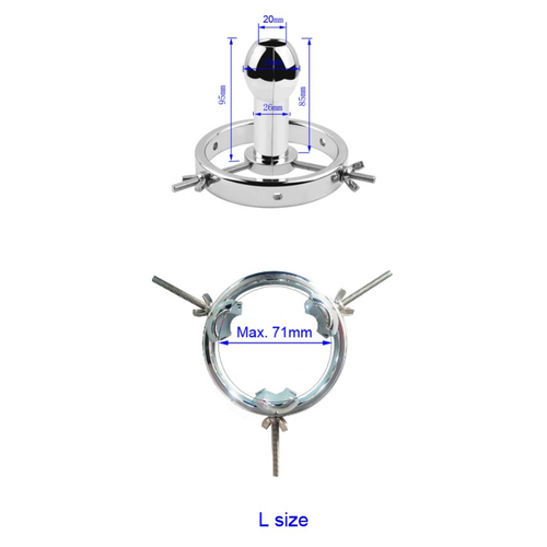 Anal Plug Spreader Vaginal Stretcher Butt Plug Adjustable Metal ...