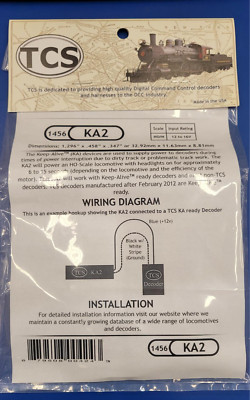 TCS 1456 KA2 Keep-Alive Power DCC Decoder HO Train Digital Command Control - NEW | eBay