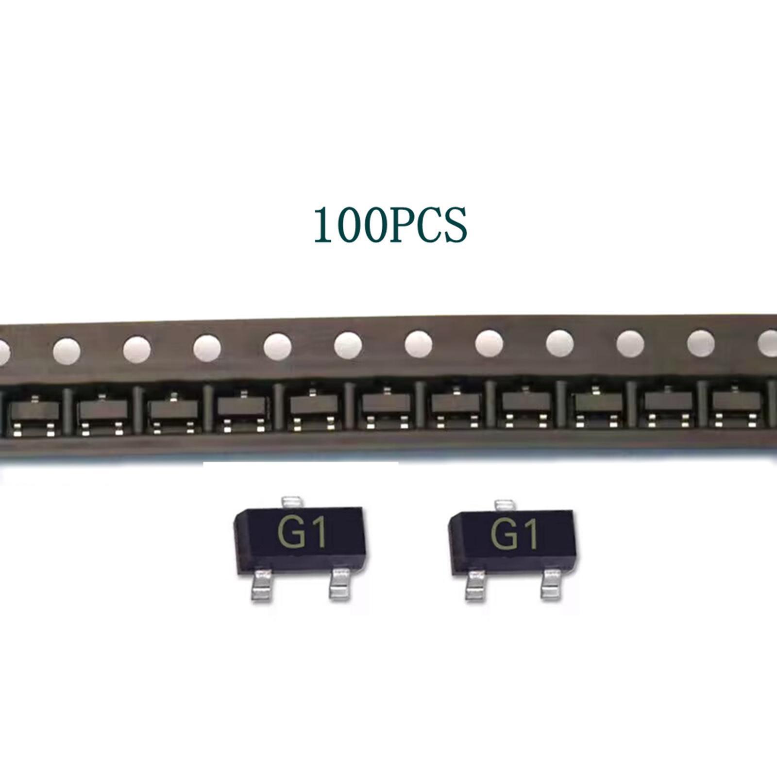 100Pcs SMD Transistors Surface Mount Transistors Patch Bridge Stack to ...