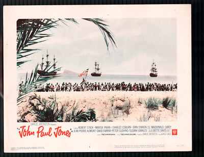 John Paul Jones 11x14 Lobby Card #1 Robert Stack Charles Coburn | eBay