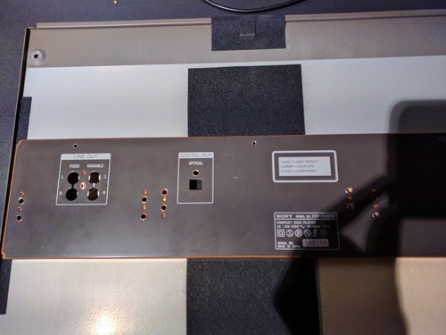 Original rear panel for Sony CDP-X505ES cd player | eBay.de