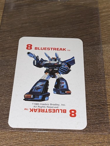 Vintage 1985 Hasbro 🎥 Transformers Card Game Playing Card RARE | eBay