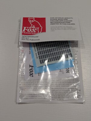 Fox Transfers OO Scale BR 3F Jinty Steam Locomotive Numbering Transfers ...