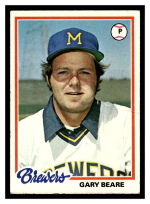 1978 Topps #516 Gary Beare - Milwaukee Brewers Rookie | eBay