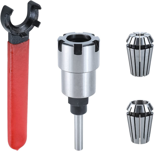 1/2" Shank Router Bit Collect Extension Chuck Converter Adapter ...