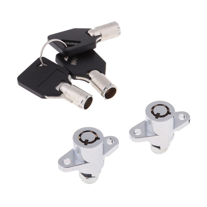 Motorcycle Hard Saddlebag Metal Tail Box Lock Keys Set | eBay
