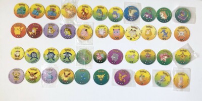 POKEMON 1999 ORIGINAL Pogs VINTAGE - Tomy - You Choose - RARE- Tazo ...