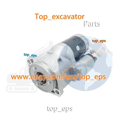 129136-77011 Starter Motor For Komatsu Pc35 Pc40 Yanmar 4tn78 4tn82 ...