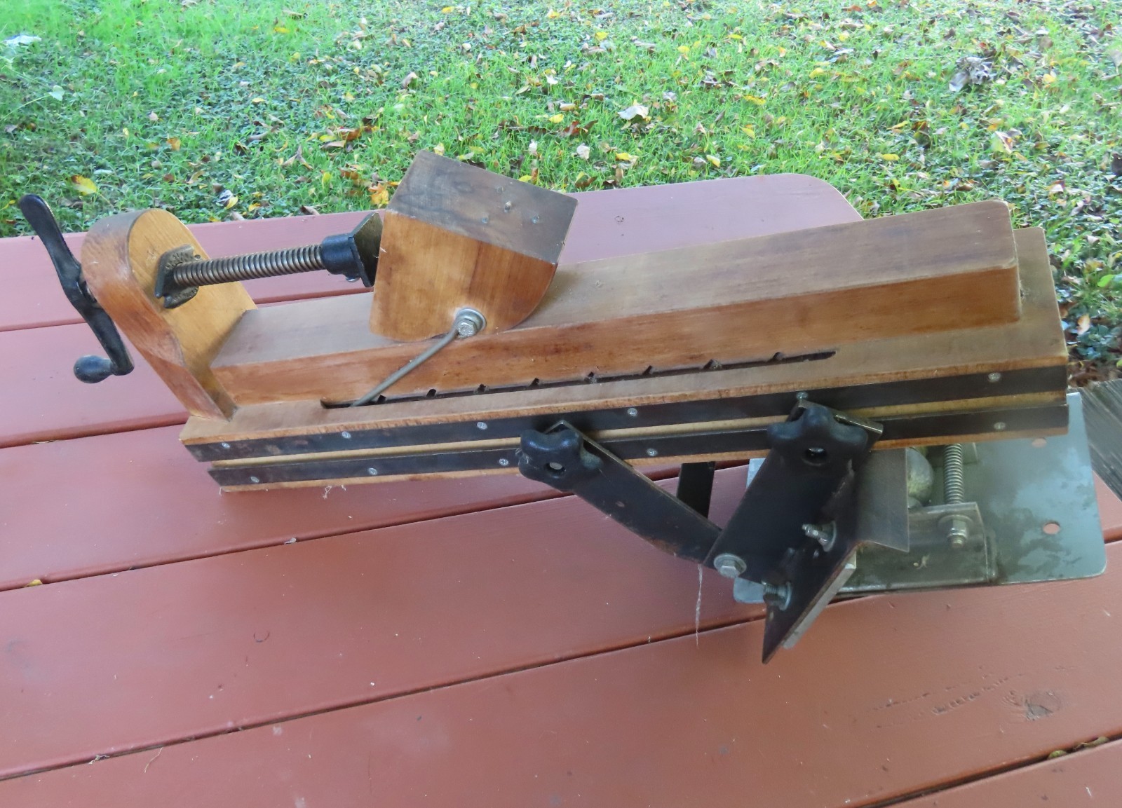 Vintage Easley Carving Vise, Wood/Metal, Awesome, Unique, Gruber Estate ...