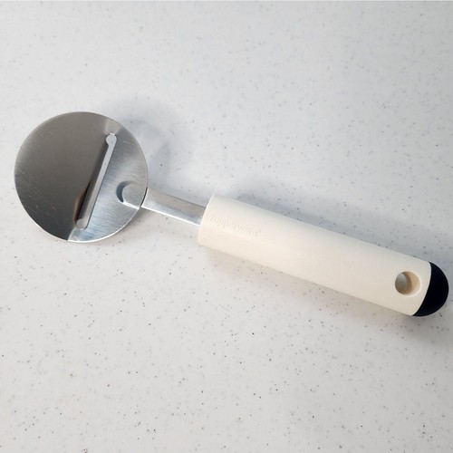 Vintage Tupperware Cheese Slicer Stainless Steel White Handle | eBay