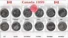 1999 Canadian Quarter Set for sale | eBay