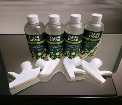 JOY Clean Boss Eat Cleaner Fruit & Veggie Natural Wash & Preserver-4 pc ...