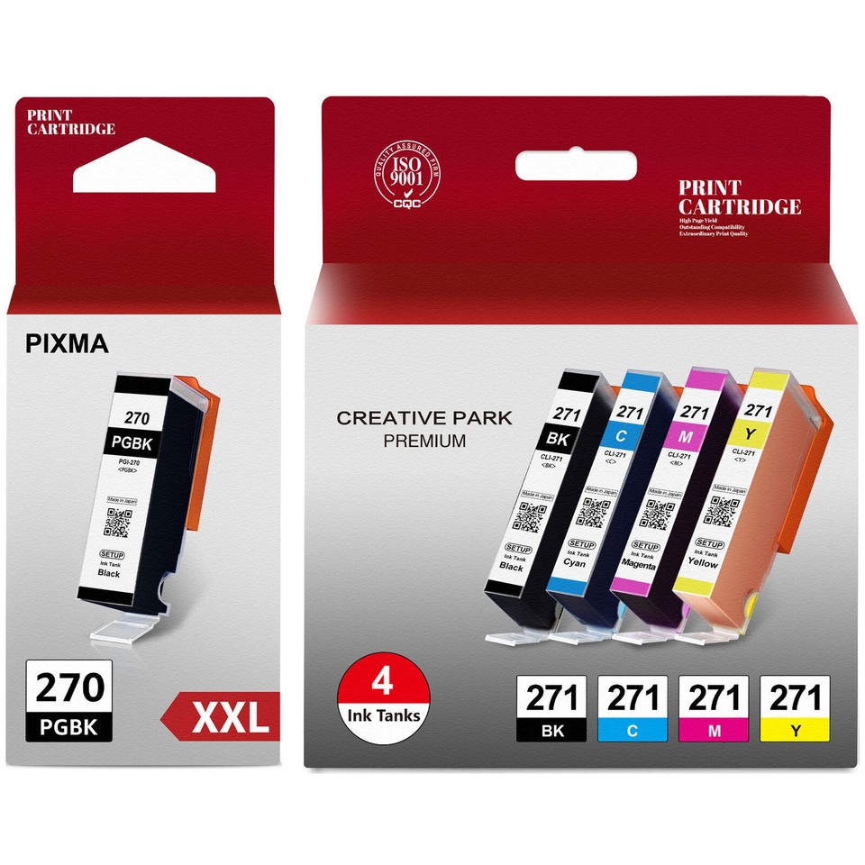 PG-275XL CL-276XL Ink Compatible with Canon PIXMA TS3500 TS3522 TS3520 ...