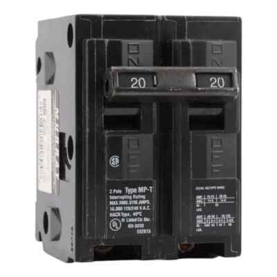 NEW Murray MP220 20A 120/240V 60Hz 2 Pole Type MP-T Circuit Breaker | eBay