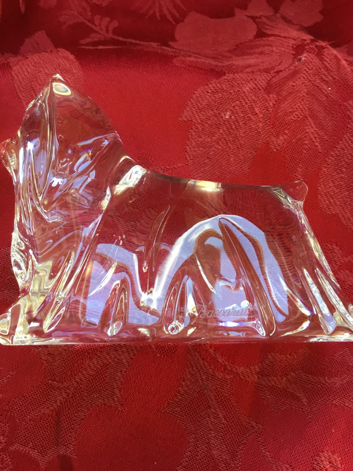 FLAWLESS Exceptional BACCARAT Crystal SCOTTIE TERRIER YORKSHIRE YORKIE ...
