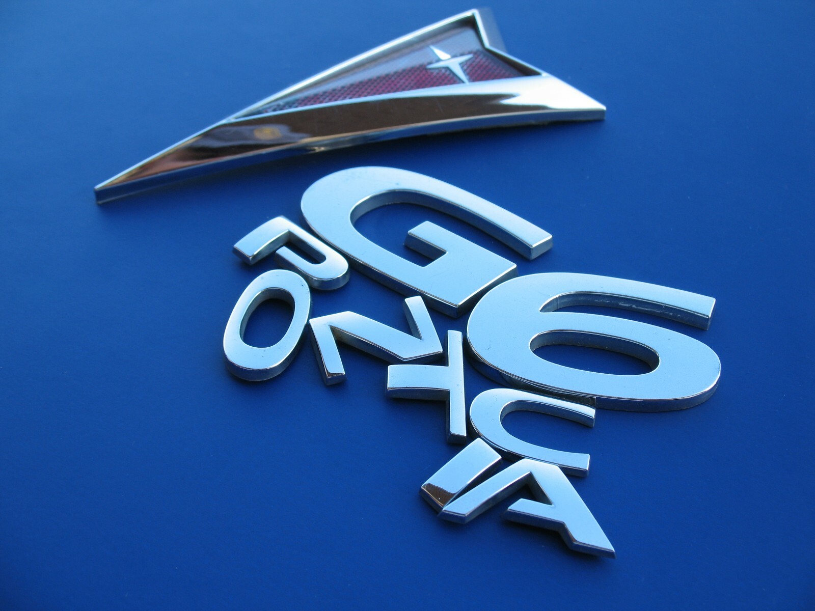 2005-2010 Pontiac G6 Rear Lid Chrome Emblem Logo Badge #939 | Used