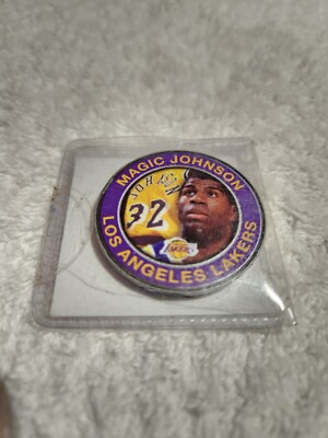 2022 Magic Johnson NBA COIN Series 1 Highland Mint Collectors Lakers 1/ ...