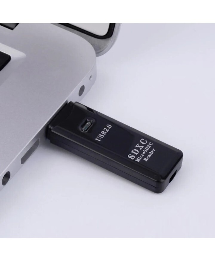 Mini Card Reader Devices USB 2.0 Stick Micro SD, SDHC, SDXC Adapter PC ...