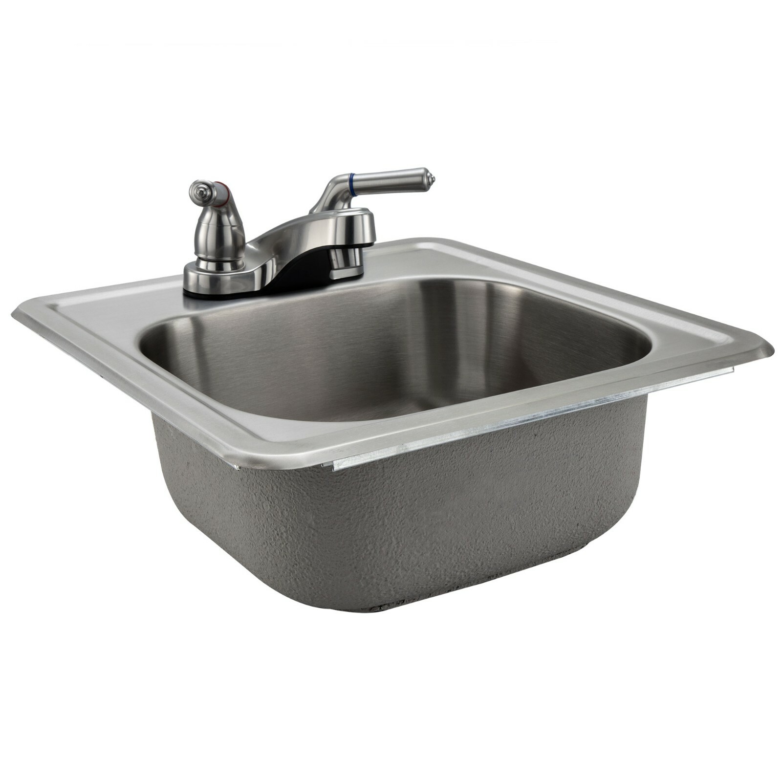 RV Veggie Sink 15" x 15" Top Mount Camper Sink RV Kitchen Sink | eBay