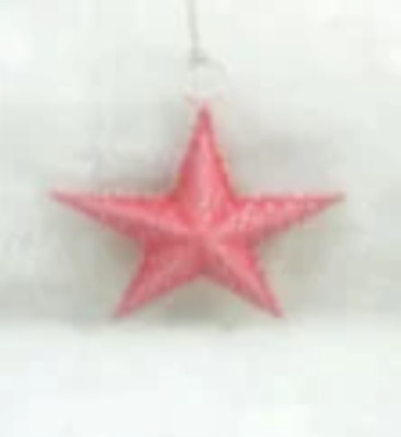 Handcrafted Beautiful CHRISTMAS Star Set of 5 Color Design 10 cm ...