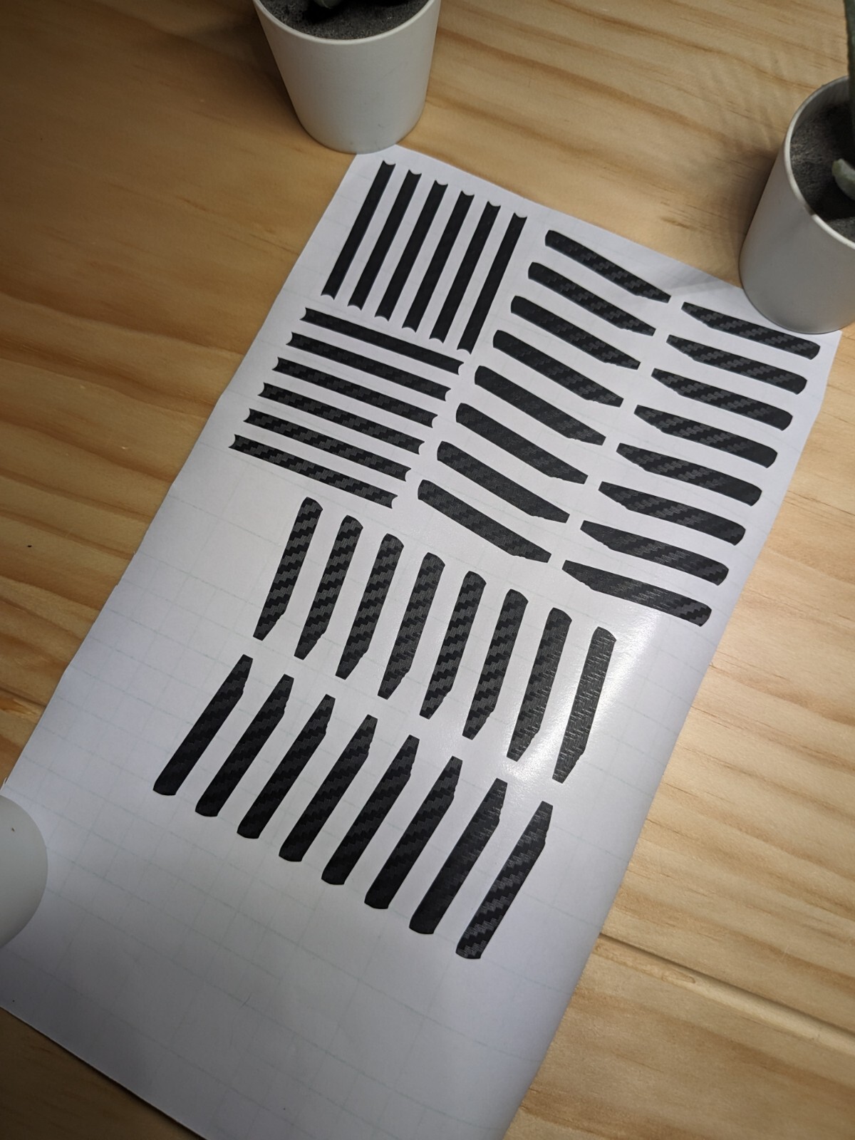 CARBON FIBRE STYLE VINYL STICKERS FOR THE LEGO TECHNIC MERCEDES F1 ...