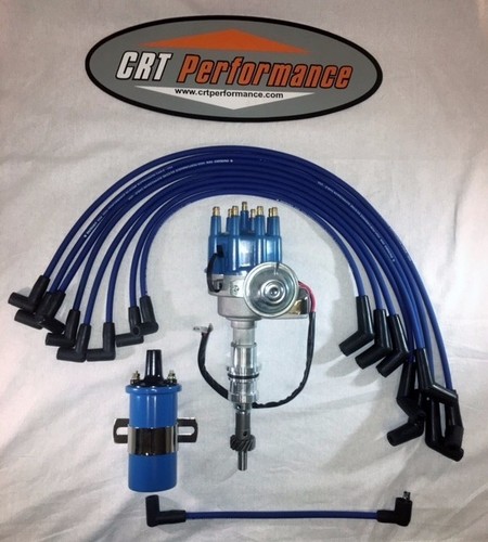 Buy SMALL BLOCK FORD 289-302 BLUE Small HEI Distributor,45K COIL USA ...