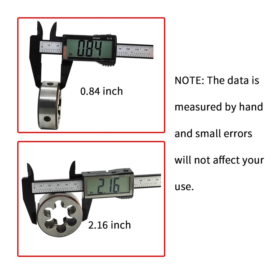 1"-8 Die UNC 1"-8 TPI Right Hand Nominal Diameter 1" Thread Per Inch 8 ...