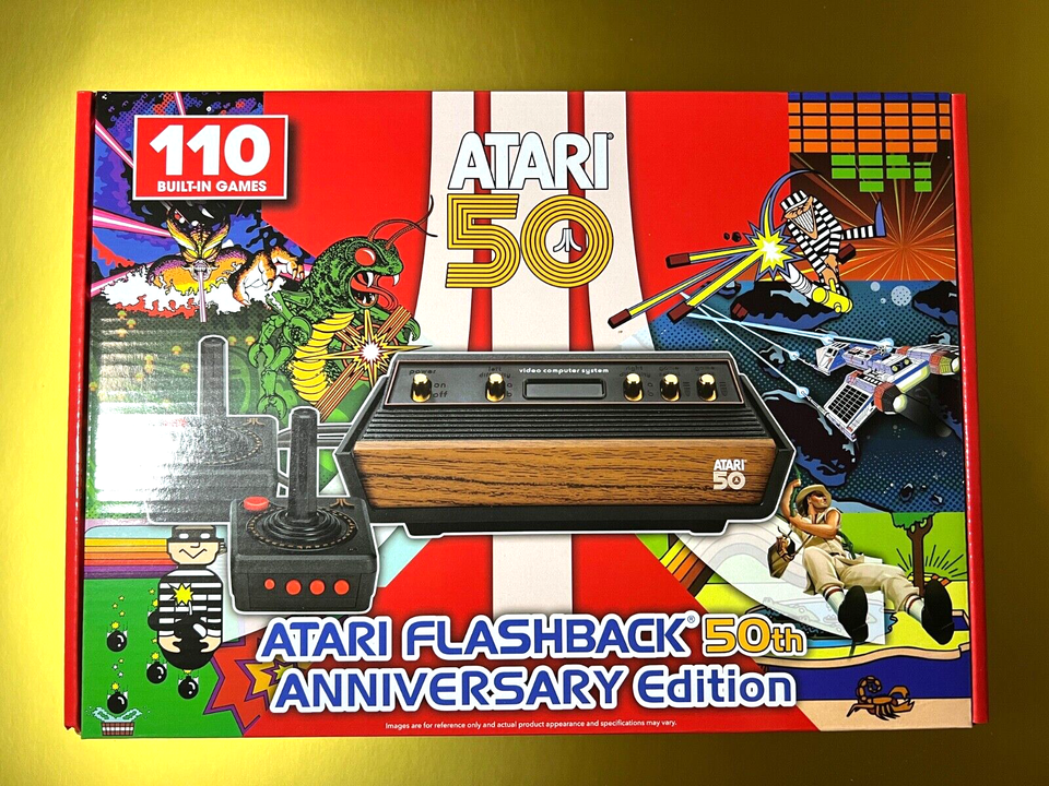 New Atari Flashback 50th Anniversary Edition Retro Console 110 Built in ...