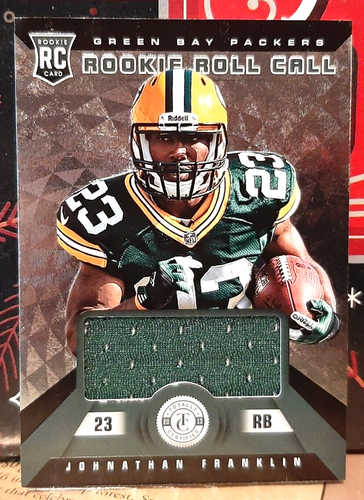 JOHNATHAN FRANKLIN /299 RELIC ~ 2013 PANINI TOTALLY CERTIFIED / ROOKIE ...