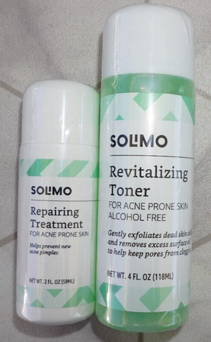 SOLIMO Revitalizing Toner & Acne Repairing Treatment, SEALED | eBay