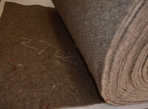 Automotive Carpet underlay jute Padding 27 OZ 36" wide by the yard free ...