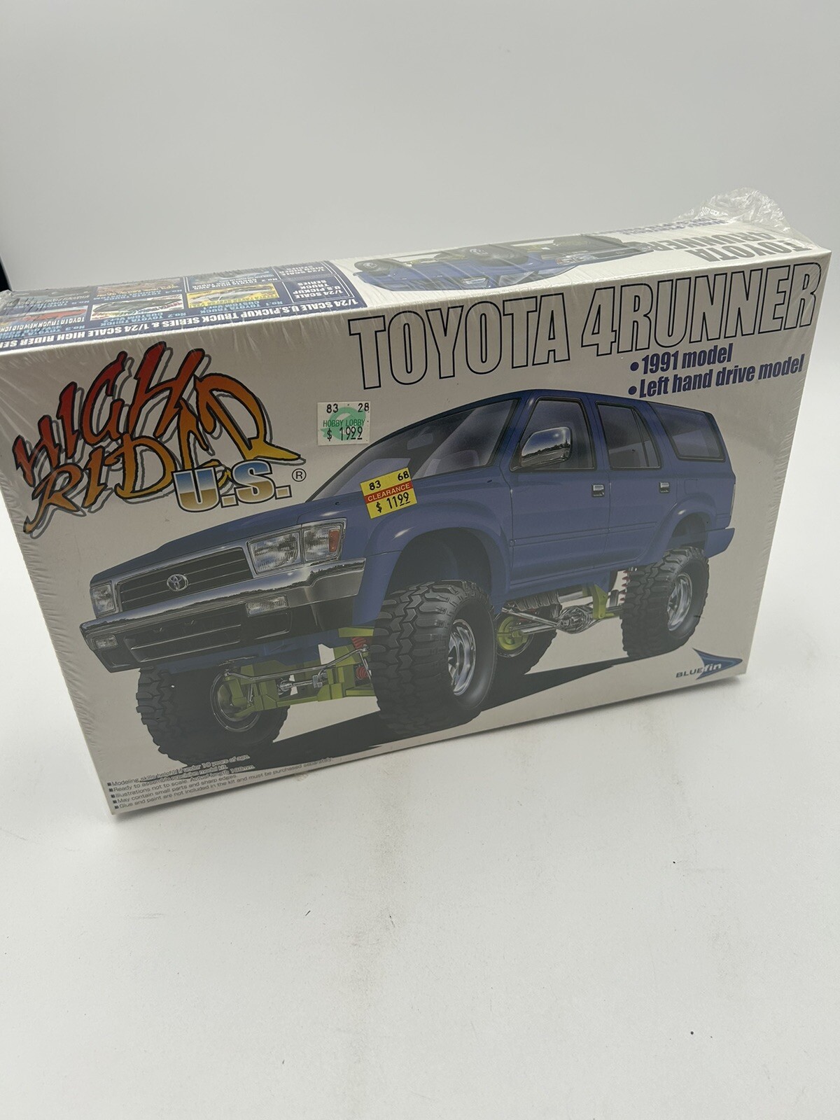 AOSHIMA TOYOTA 4RUNNER SURF HIGH RIDER U.S. 1991 LHD 1:24 MODEL KIT | eBay
