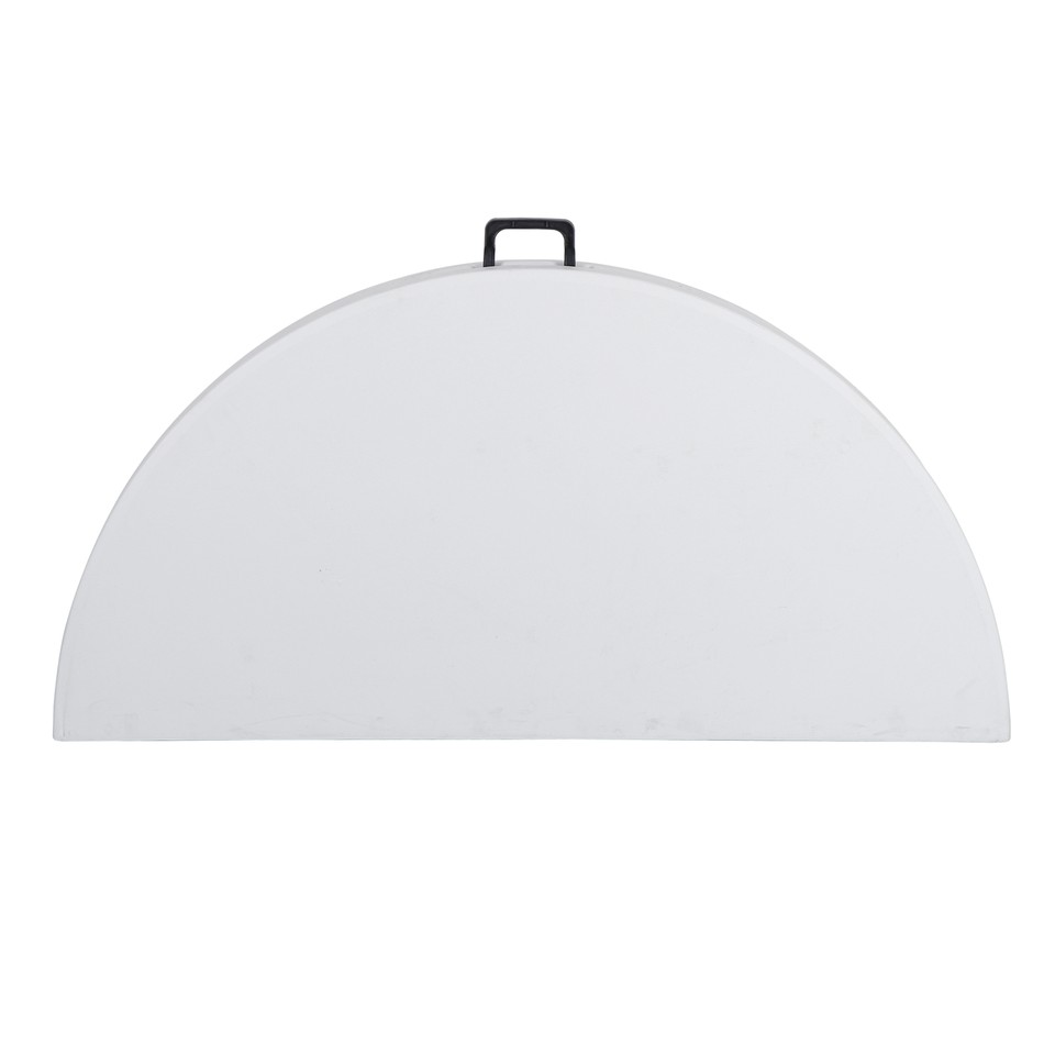 48" Round Bi-Folding Commercial Table Plastic Dining Card Table for ...