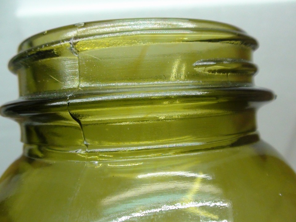 Nice Olive Amber Ball Perfect Mason Amber Swirls Quart Fruit Jar #7 | eBay