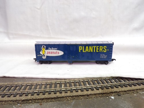 Planters Dry Roasted Peanuts 50ft boxcar Vintage lima Billboard HO ...