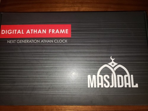 Masjidal Athan Clock 10" Frame Digital Azan Complete Model ZA108T | eBay