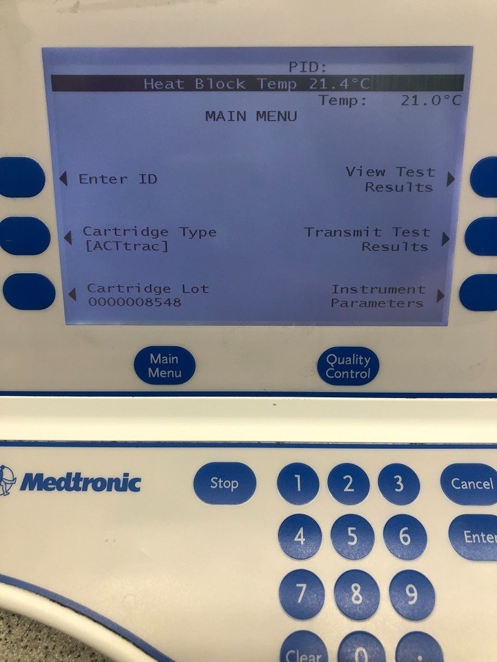 Medtronic ACT100 ACT Plus Automated Coagulation Timer System | eBay
