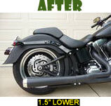 Harley FLSTFB FAT BOY Lowering Kit,Easiest Lower Bolt Ever! NO SHOCK ...