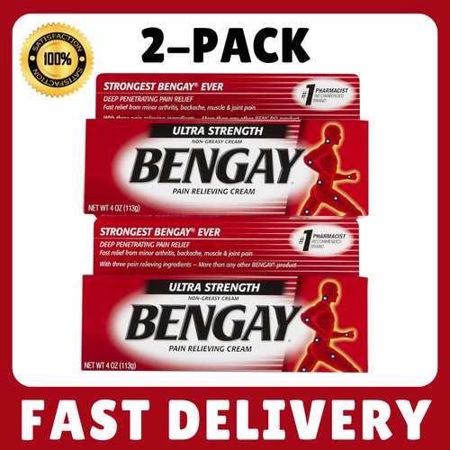 Bengay Ultra Strength Pain Relieving Cream, Non-Greasy, 2 Pack | eBay