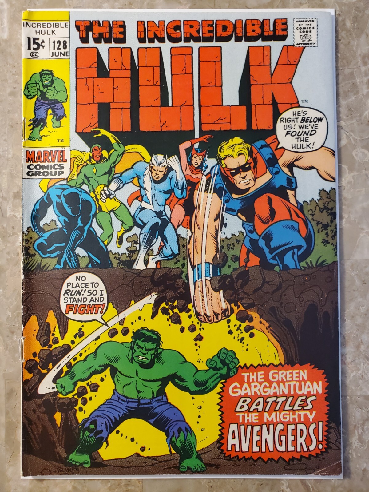Incredible Hulk #128 (1970 Marvel Comics) - Bronze Age | eBay
