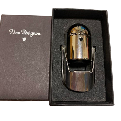 Dom Perignon Champagne Bottle Stopper Closure Recorker Silver Metal | eBay