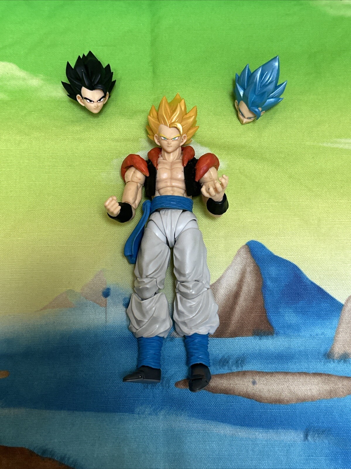Dragon Ball Super SUPER SAIYAN GOGETA CUSTOM - DBZ SH FIGUARTS Action ...