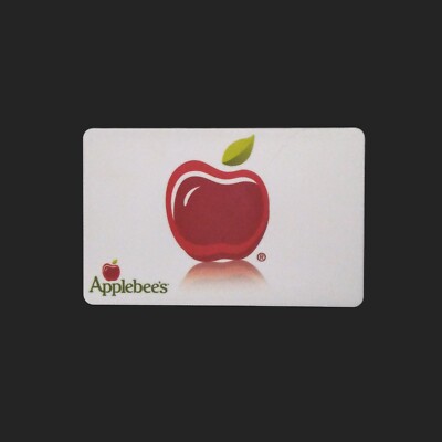 Applebee's Glossy Look Apple NEW 20 COLLECTIBLE GIFT CARD $0 #3086 | eBay