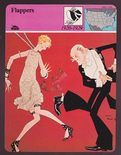 FLAPPERS Jazz Age Dancing Dancers Charleston 1979 STORY OF AMERICA CARD ...