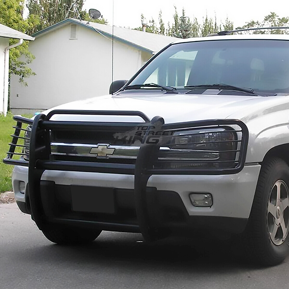 1.5"OD Coated Front Bumper Brush Grille Guard for Chevy TrailBlazer EXT ...